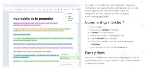 6 services en ligne permettant de rédiger des textes à plusieurs ...