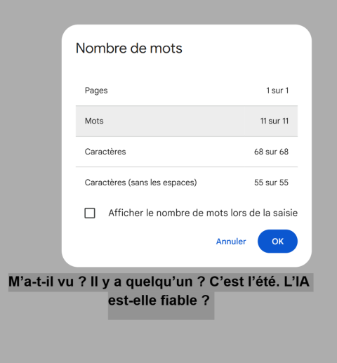 Compteur de nombre de mots ultra-fiable | Conseils Rédaction Web